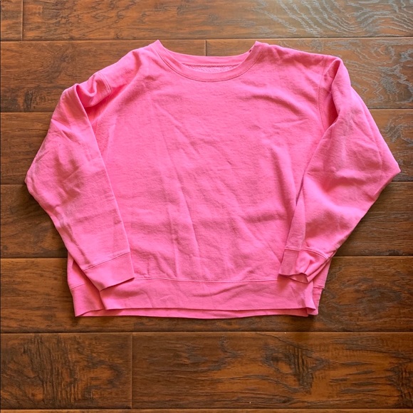 Hanes | Jackets & Coats | Pink Hanes Crewneck | Poshmark